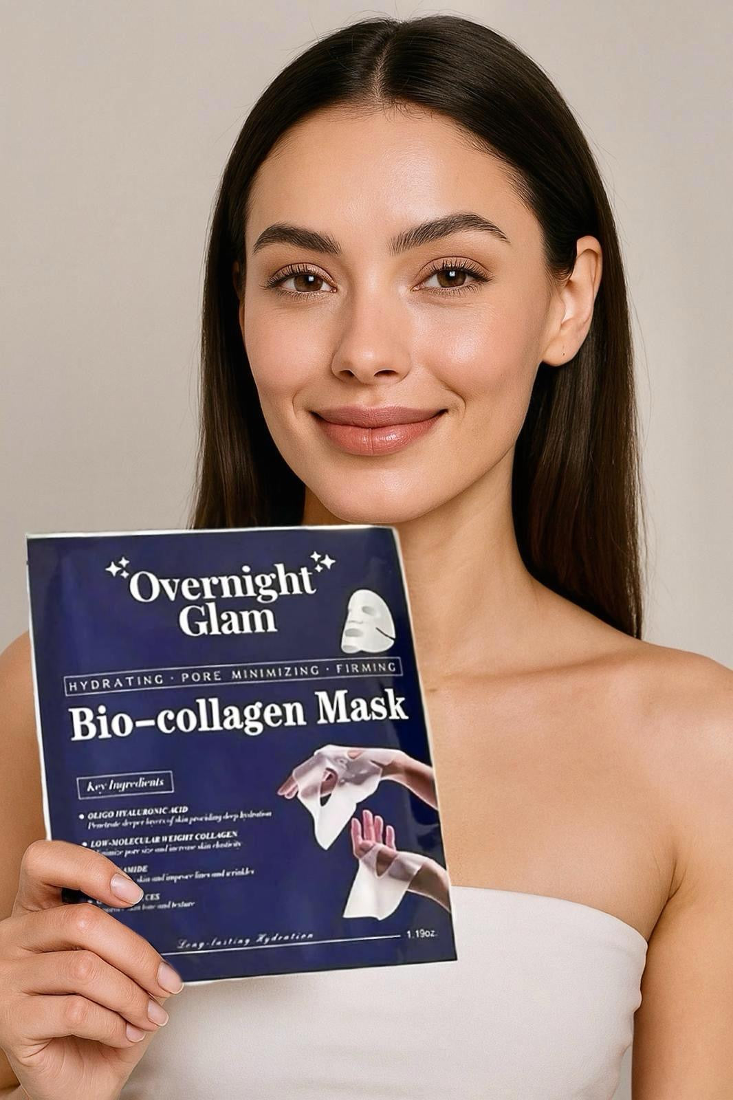 Overnight Glam Bio-Collagen Face Mask | Korean Skincare